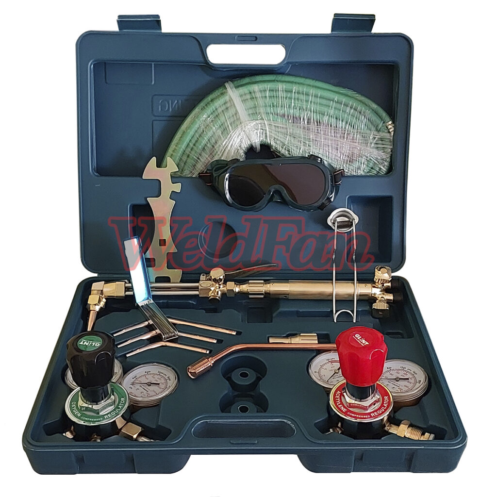 Equipo De Oxicorte Completo /regulador Oxigeno Y Propano Lpg – Weldfan
