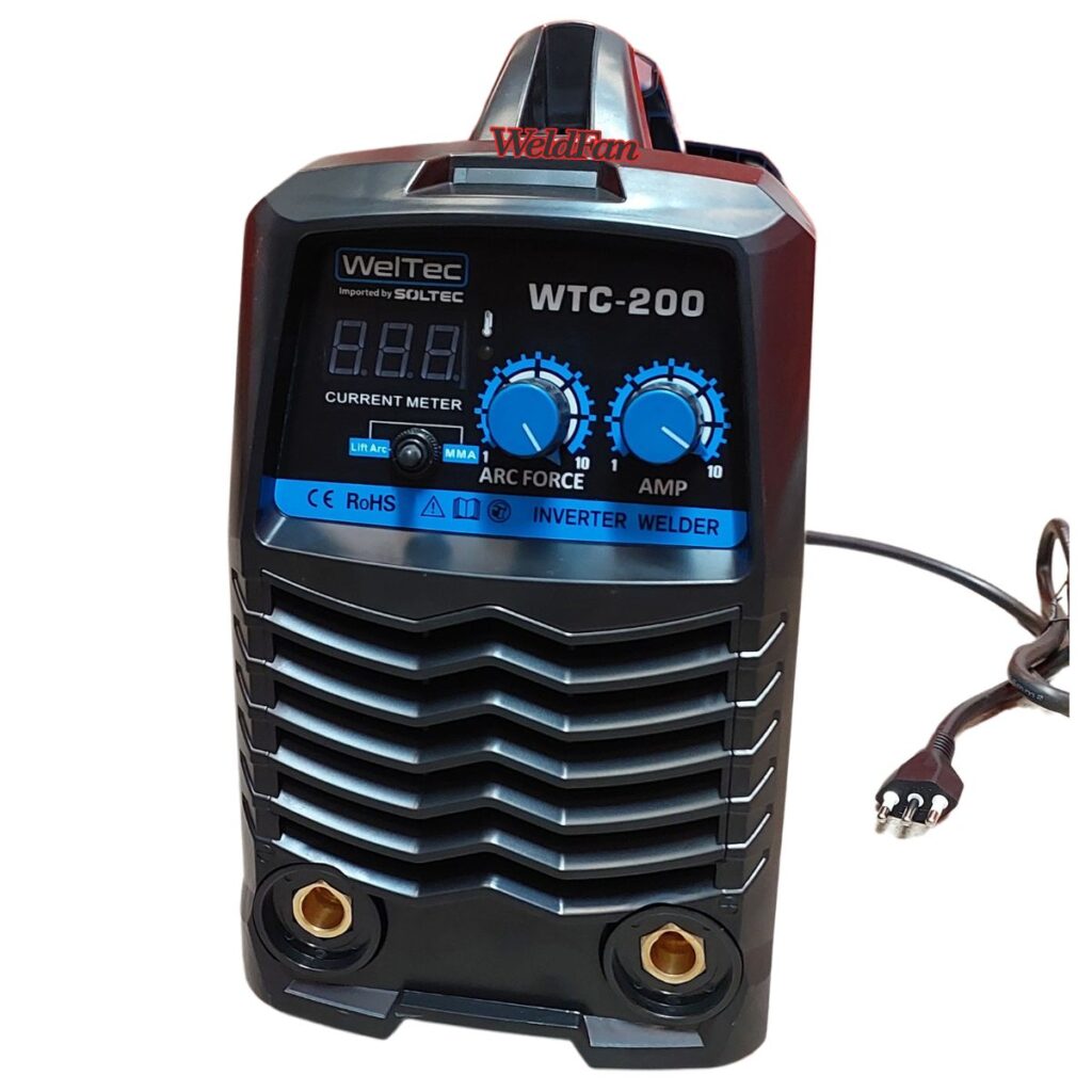Maquina De Soldar Wtc 200 Inverter/mma – Tig Panel Digital – Weldfan